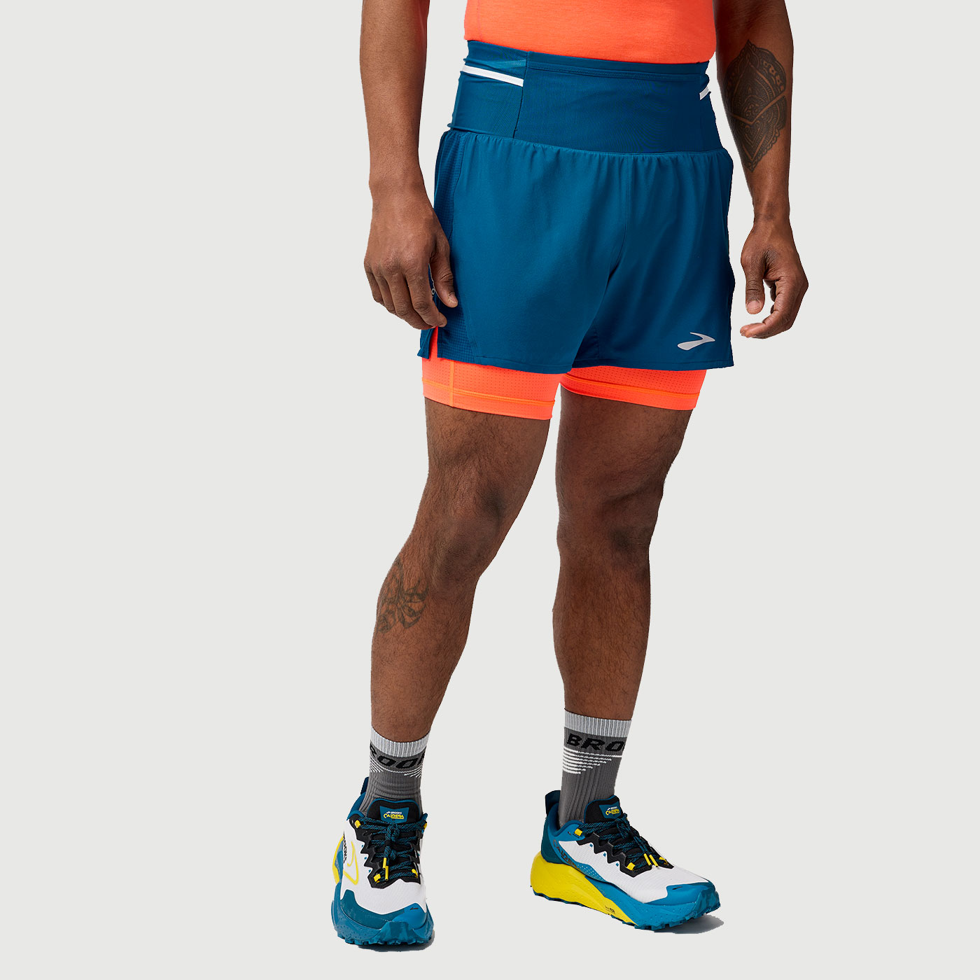BROOKS High Point 5" 2-in-1 Short 2.0 | Dropin - spletna trgovina z ...