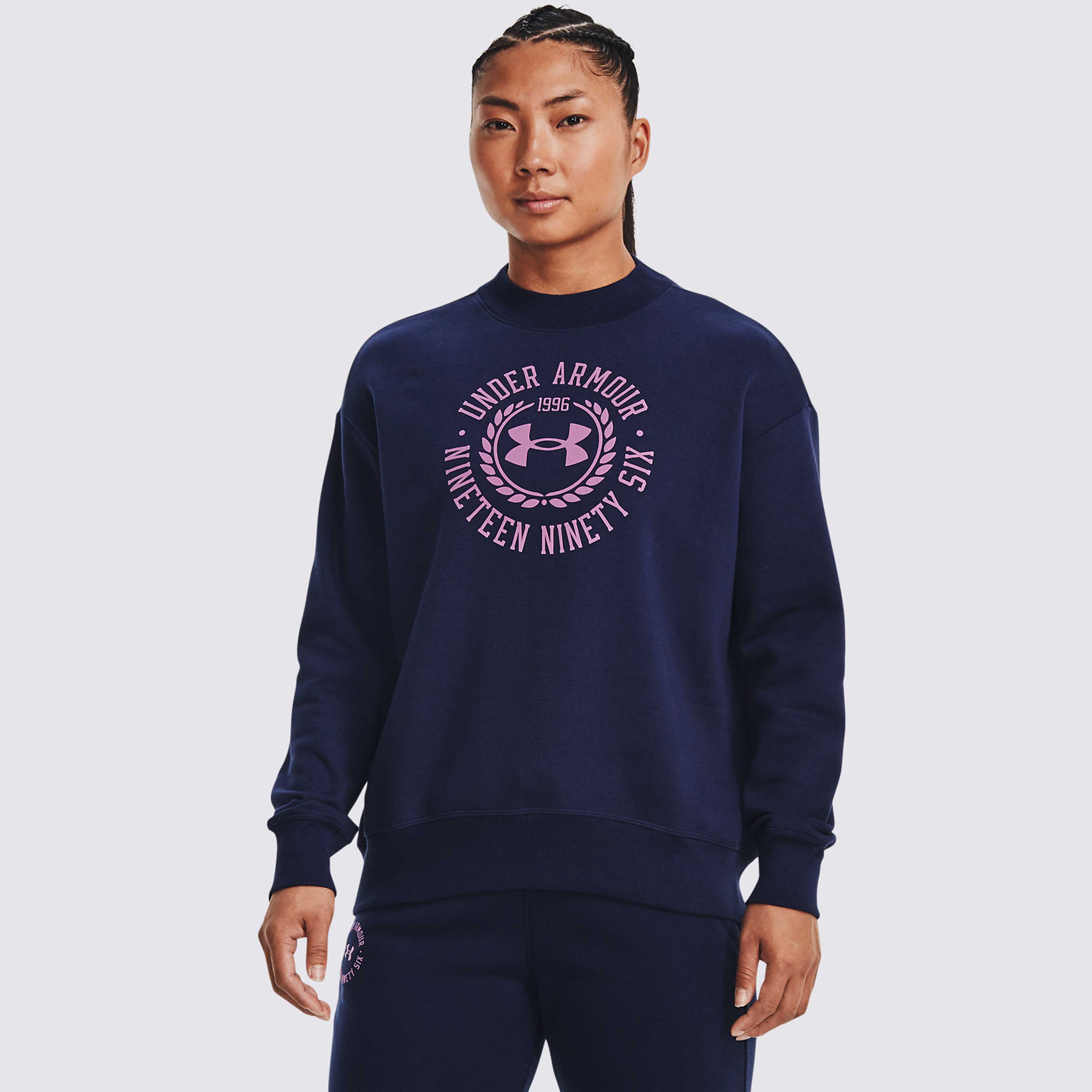 Under Armour UA RIVAL FLEECE CREST GRP CREW | Dropin.hr sportska web ...